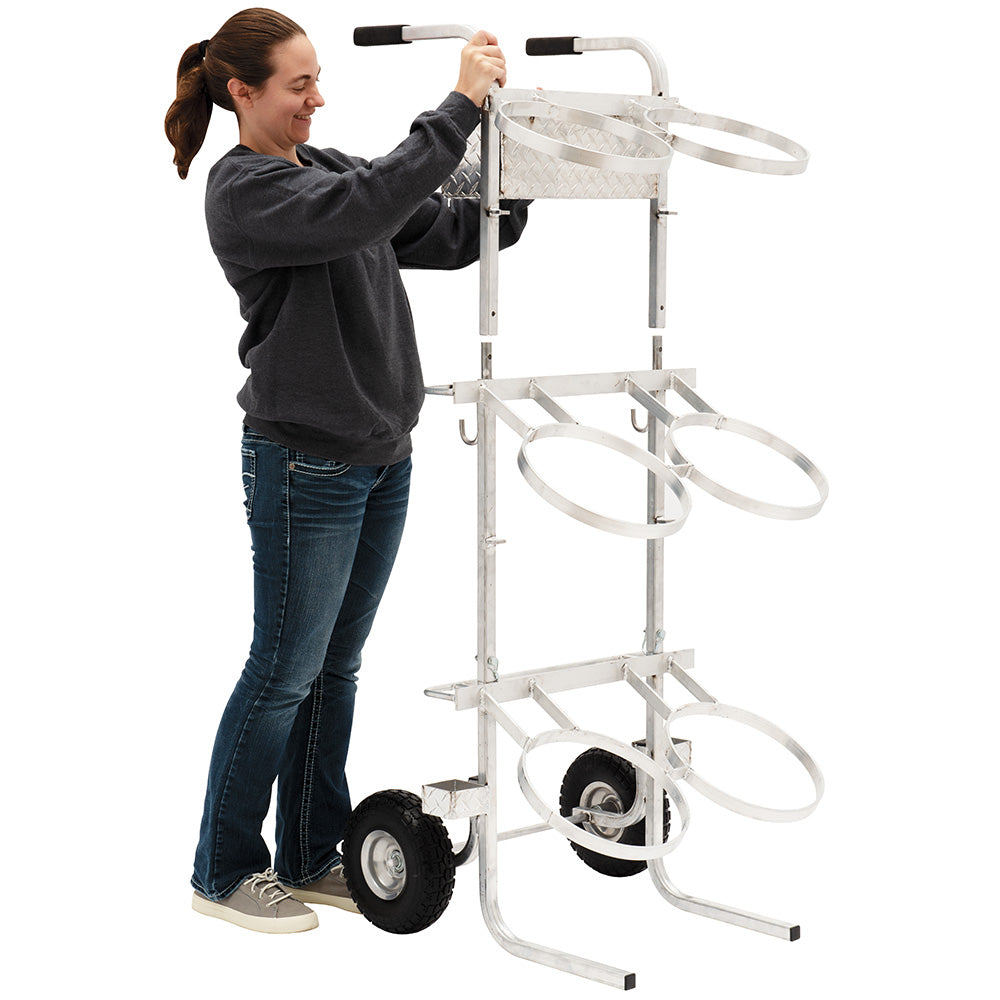 Round Bucket Cart for Livestock - Weaver Livestock