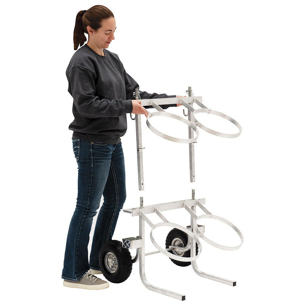 Round Bucket Cart for Livestock - Weaver Livestock