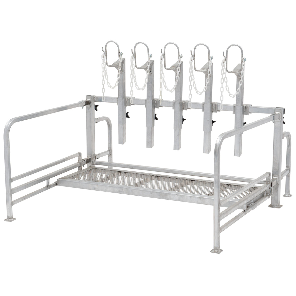 Aluminum 5-Head Sale Rack - Weaver Livestock