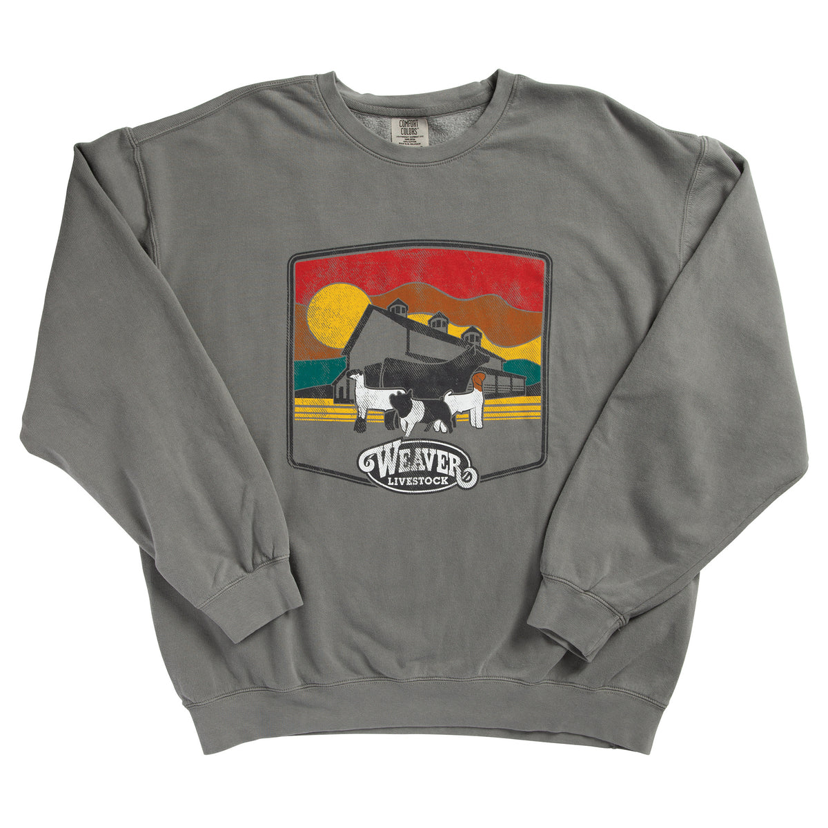 Barn Crewneck Sweatshirt - Weaver Livestock