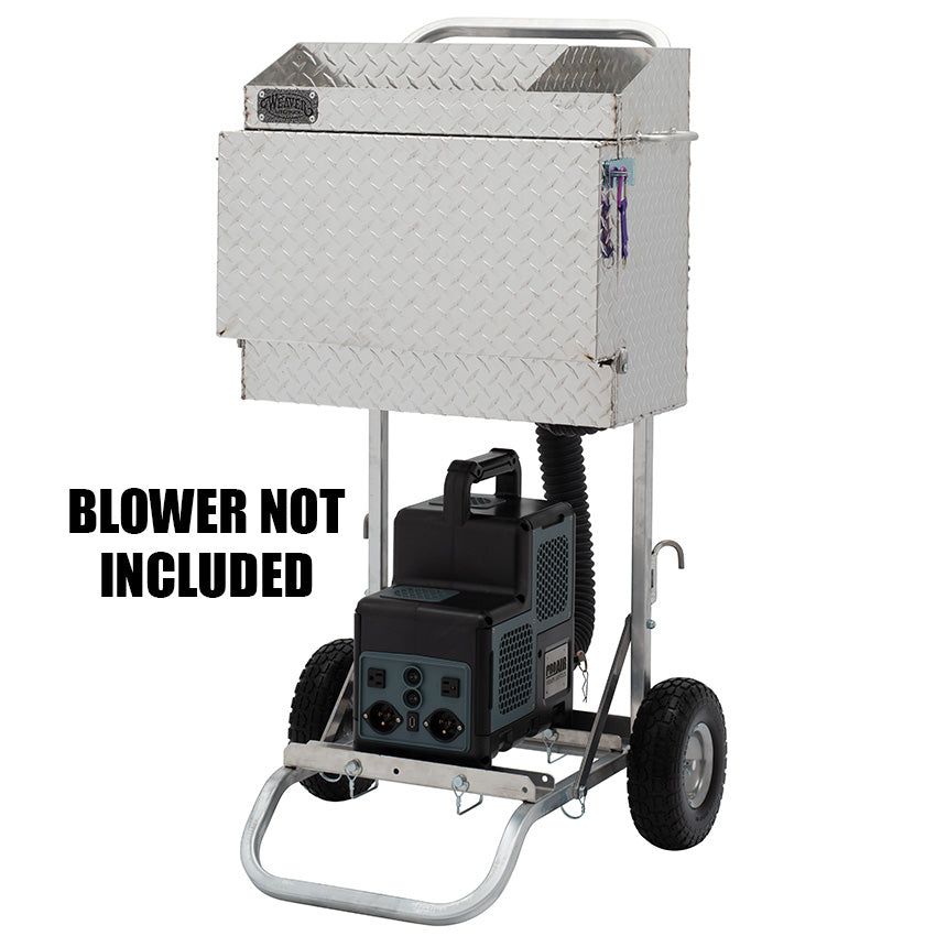 Deluxe Blower Cart with Showbox - Weaver Livestock