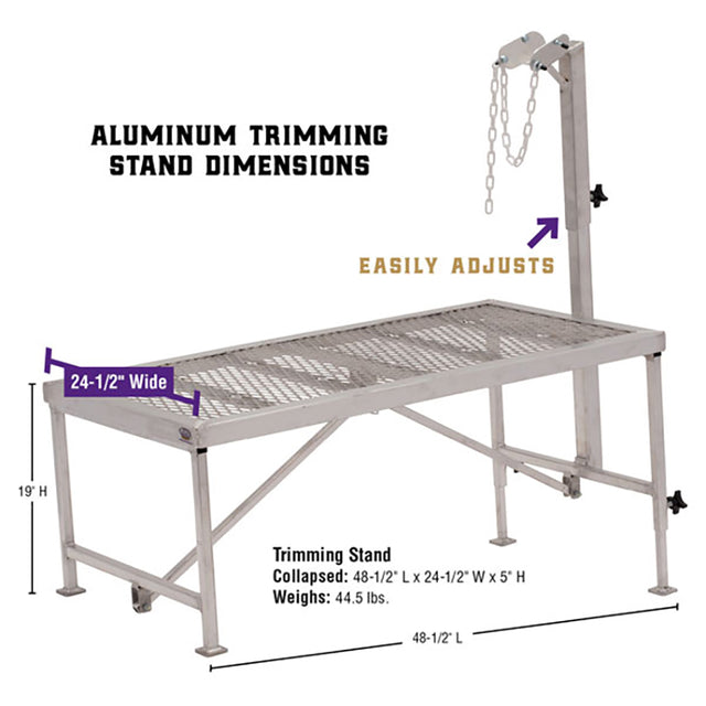 Aluminum Goat & Sheep Trimming Stand - Weaver Livestock